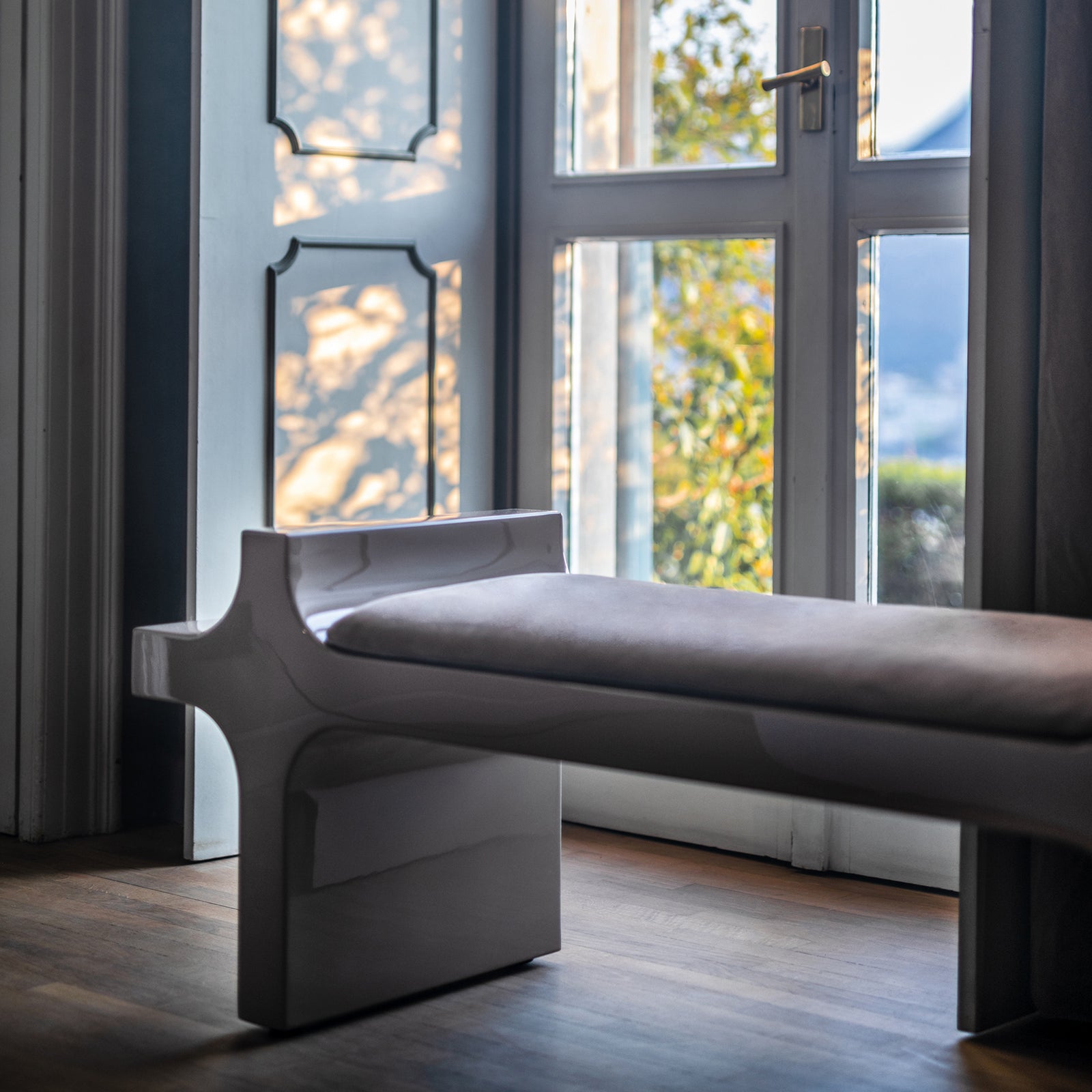 Dharma Outdoor Bench | Baxter | Monologuelondon.com