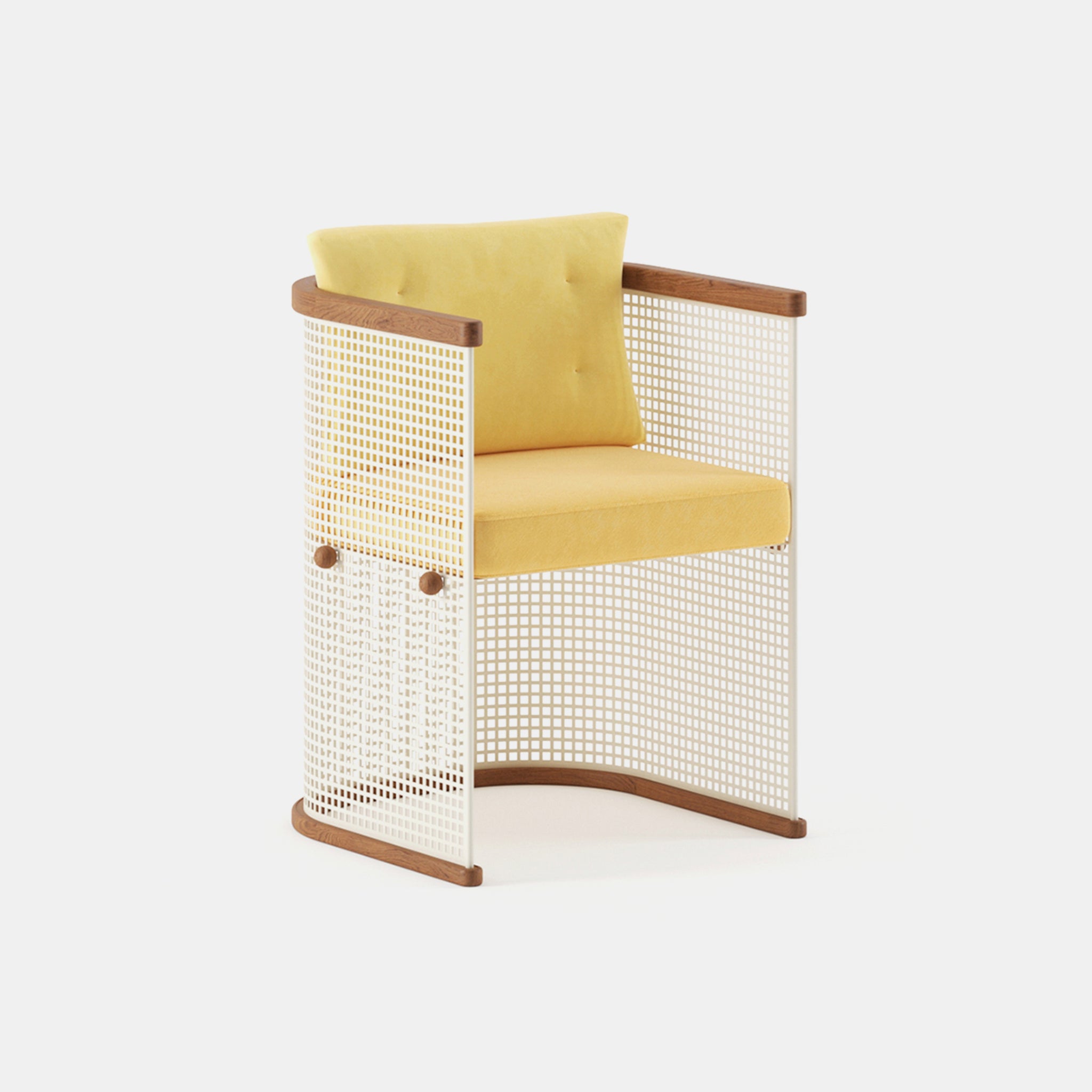 Conservatory Outdoor Chair | Lemon | Monologuelondon.com
