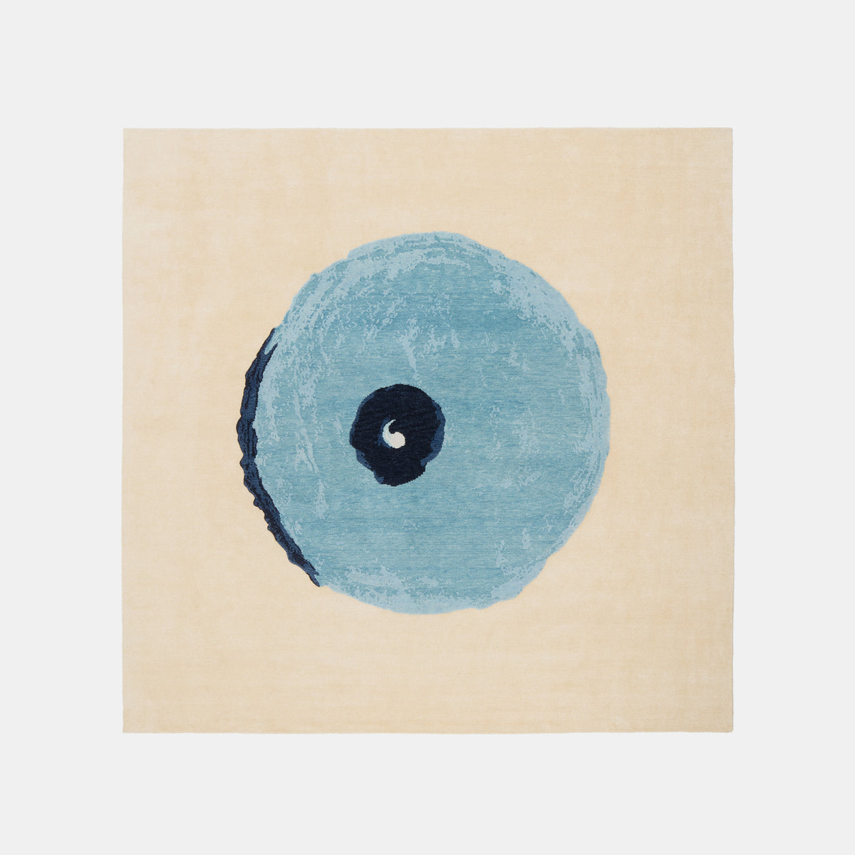 Rude - Blue Tit Rug | cc-tapis | Monologuelondon.com