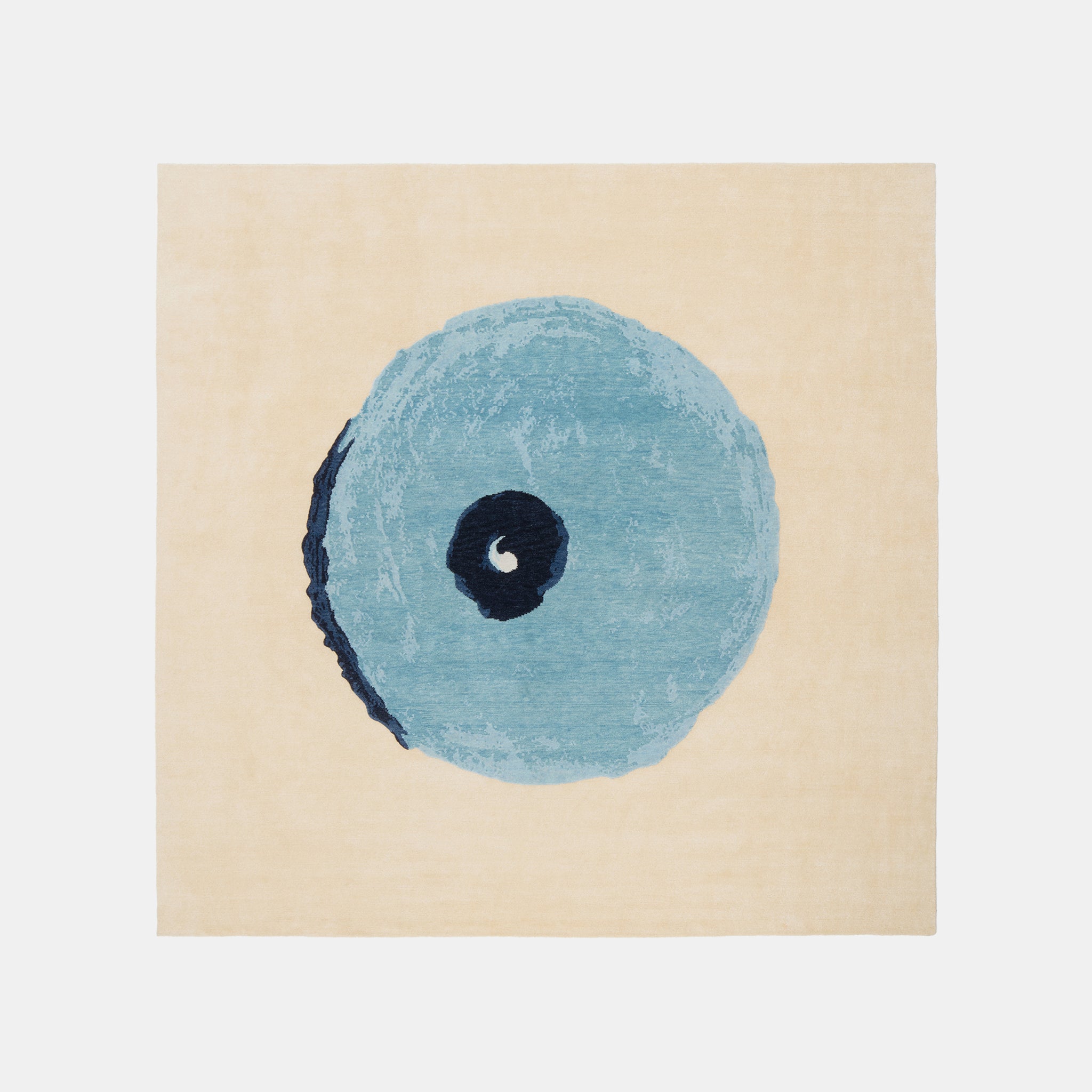 Rude - Blue Tit Rug | cc-tapis | Monologuelondon.com