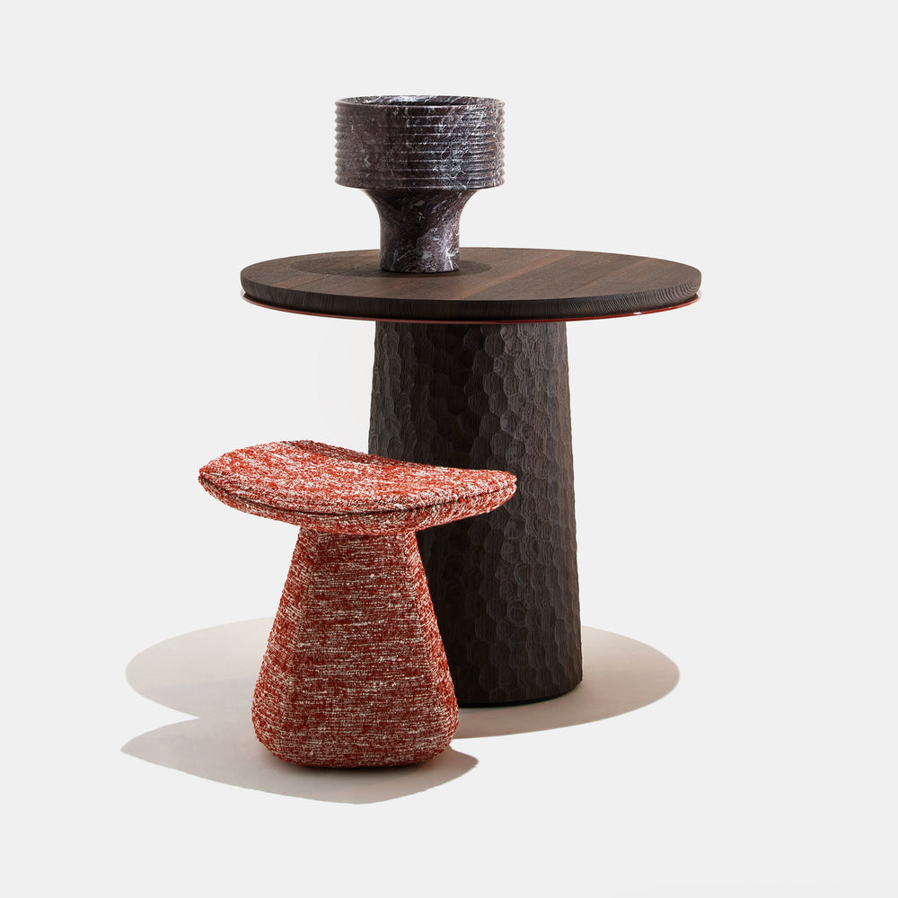DAM Upholstered Stool | Collection Particulière | Monologuelondon.com