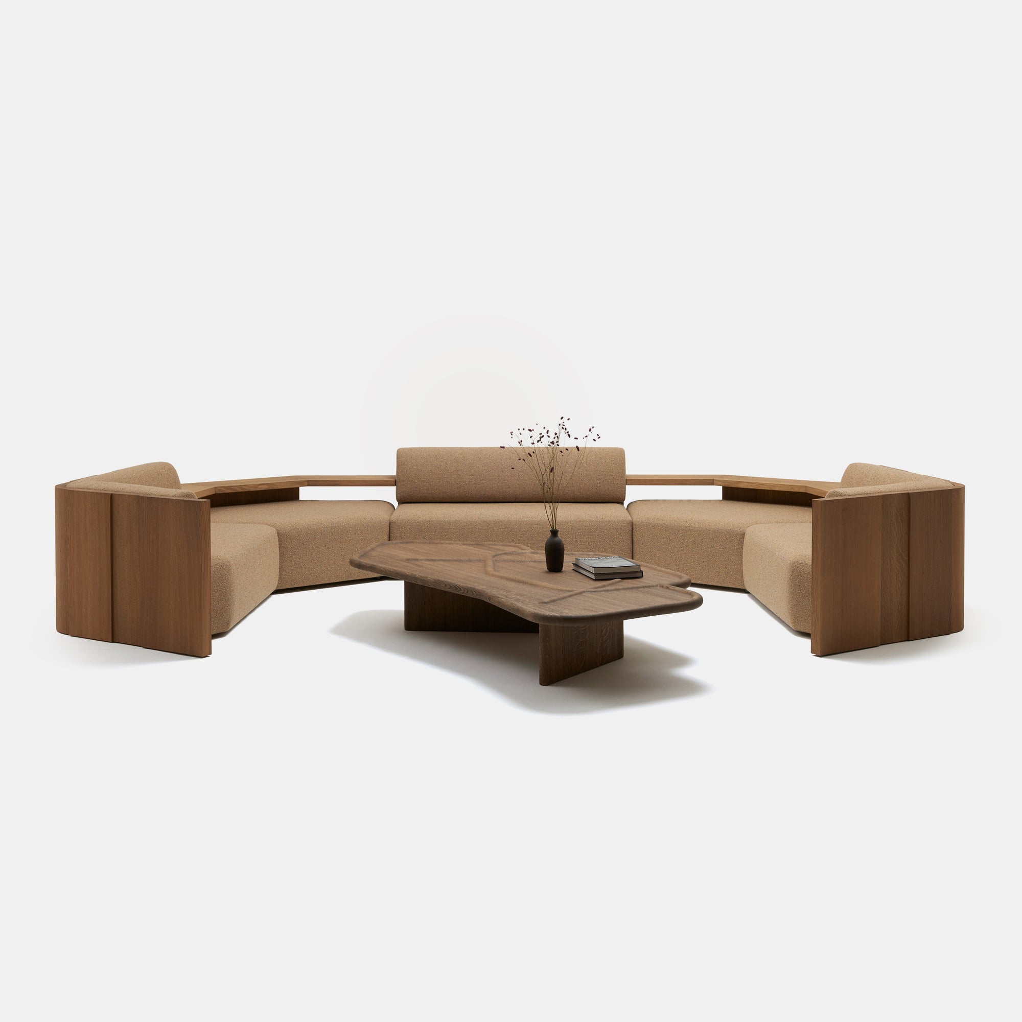 EKO Modular Sofa - Wood Backrest | Delcourt Collection ...