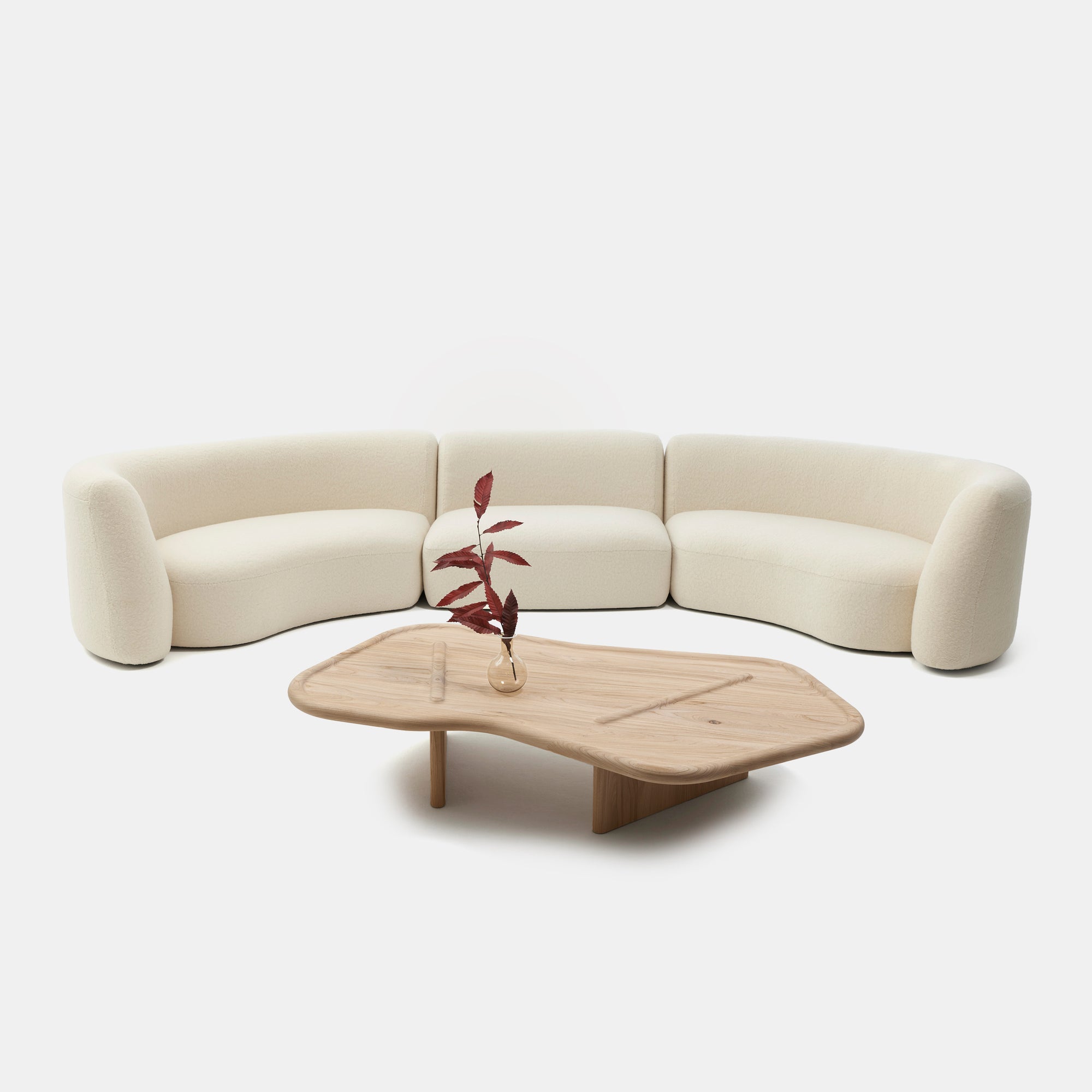 OZE Curved Sofa | Delcourt Collection | Monologuelondon.com